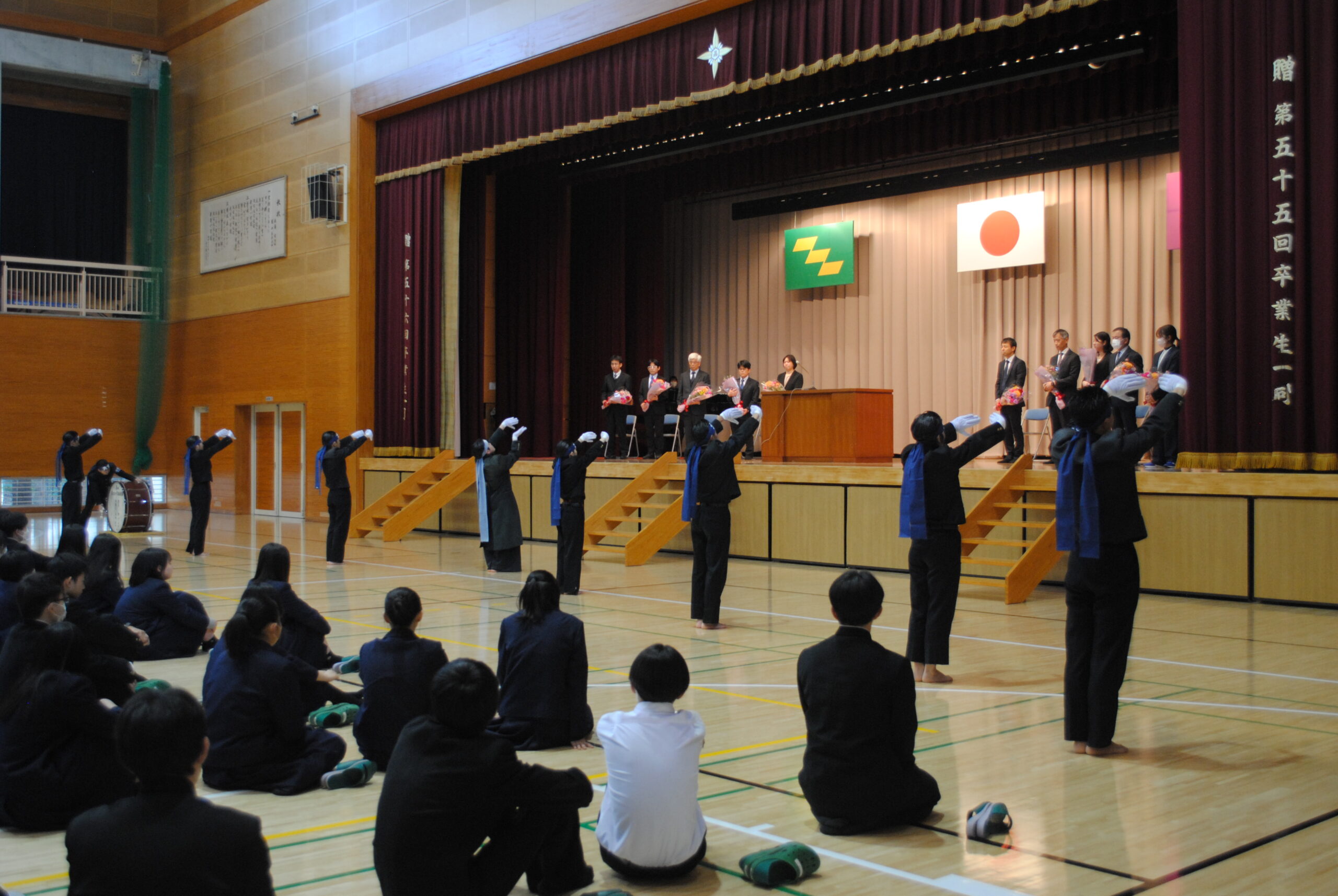 令和5年度離任式 ‣ 宮崎県立宮崎大宮高等学校